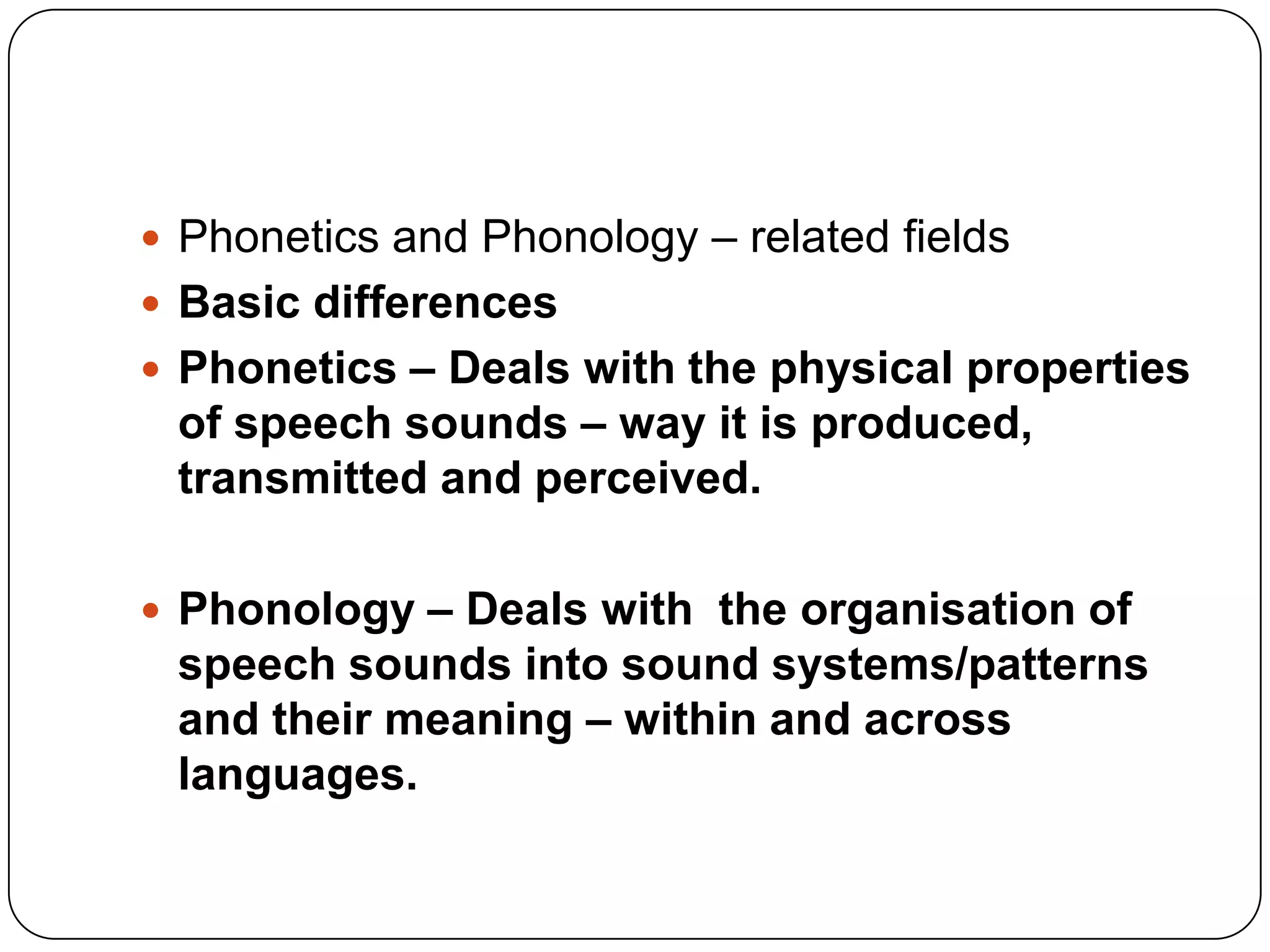 Class phonetics and phonology - phoneme | PPT
