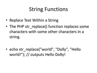 php basic part one | PPTX