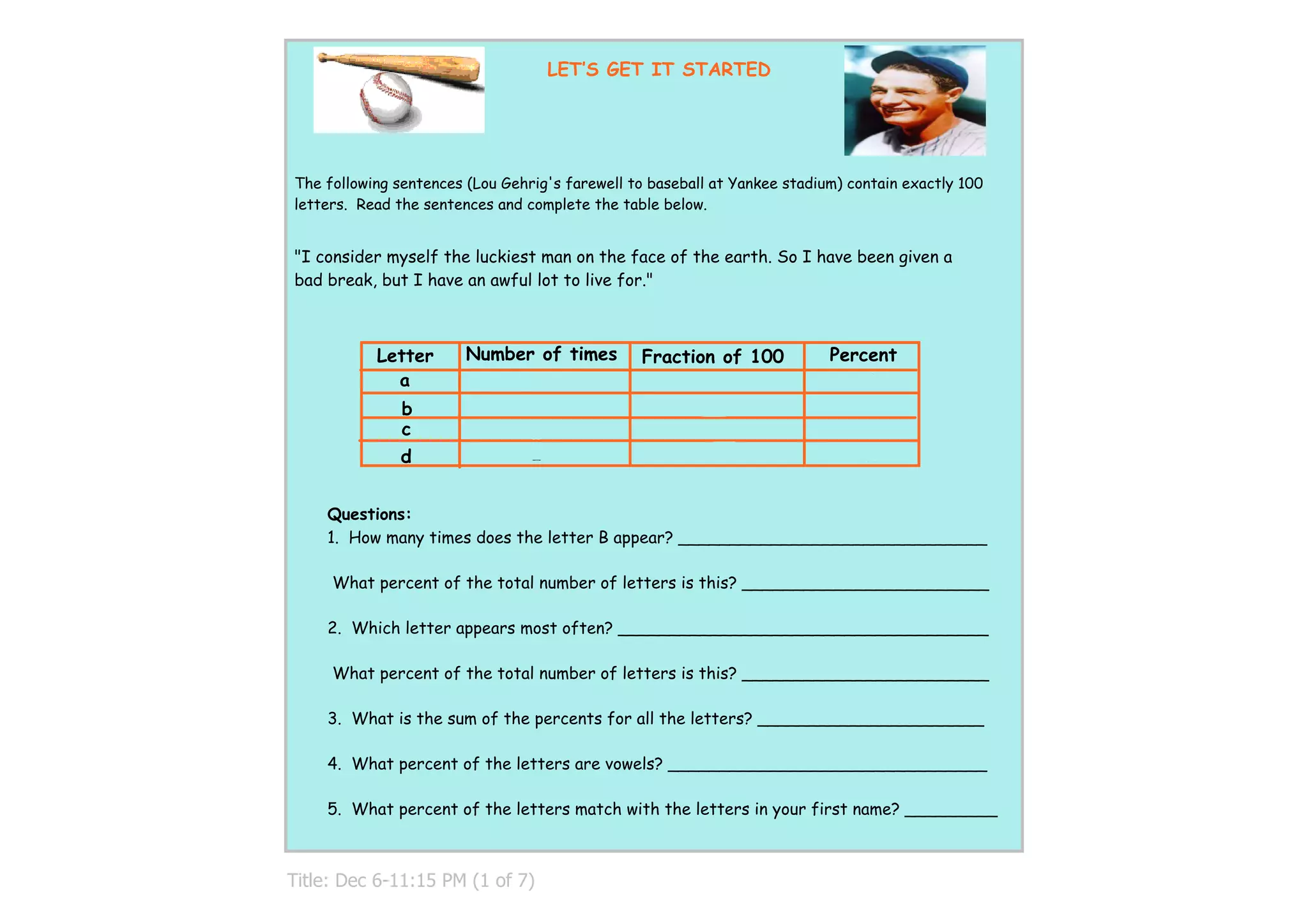 Class Presentation Basic Percentage Problems | PPT