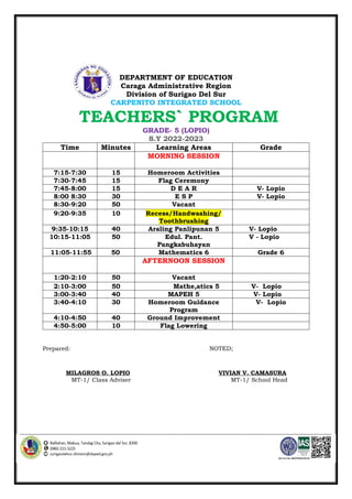 CLASS-PROGRAM for grade 6--2022-2023.docx