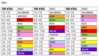 Class program elementary school powerpoint | PPTX