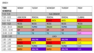 Class program elementary school powerpoint | PPTX