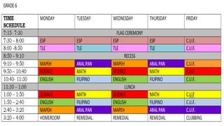 Class program elementary school powerpoint | PPTX