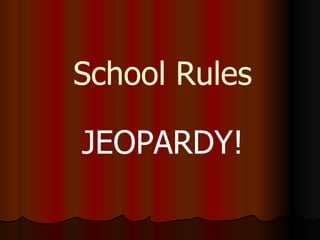 Class Rules | PPT