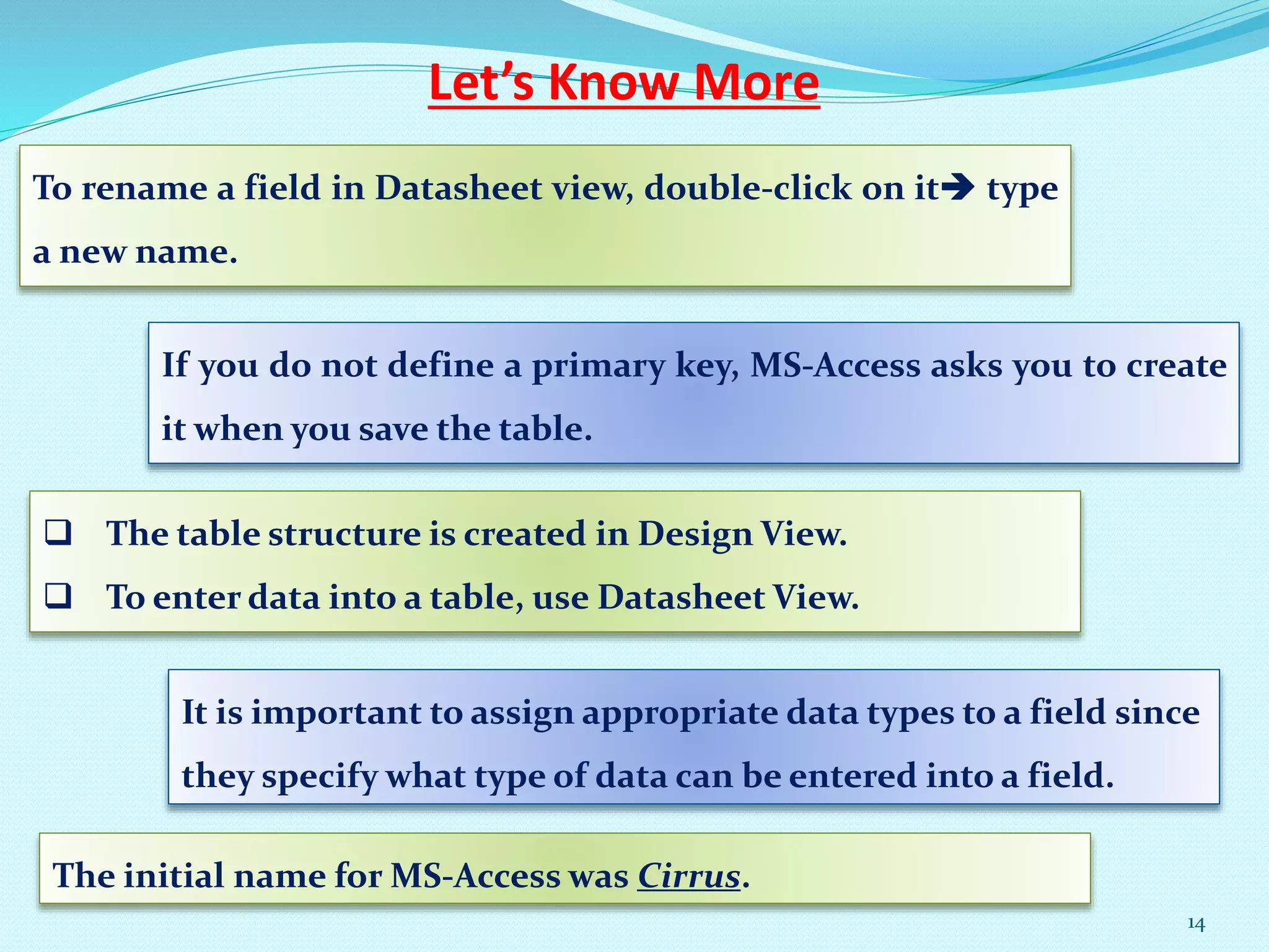 Class viii ch-3 working with tables | PPTX