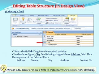 Class viii ch-3 working with tables | PPTX