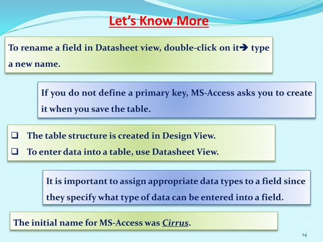 Class viii ch-3 working with tables | PPTX | Databases | Computer ...