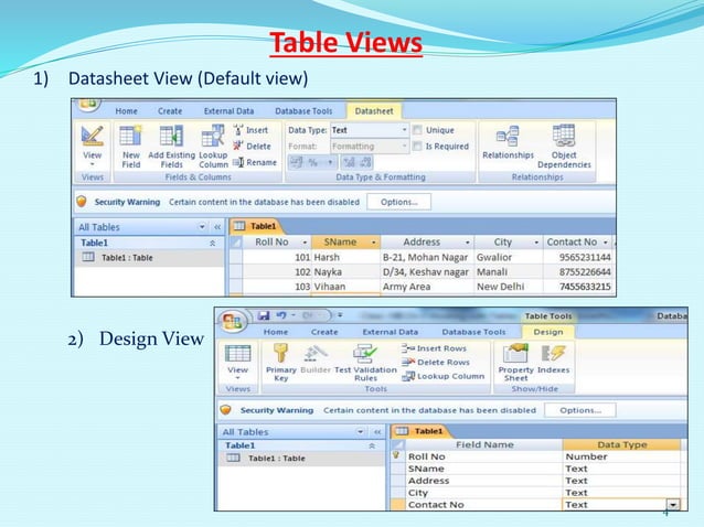 Class viii ch-3 working with tables | PPTX | Databases | Computer Software and Applications