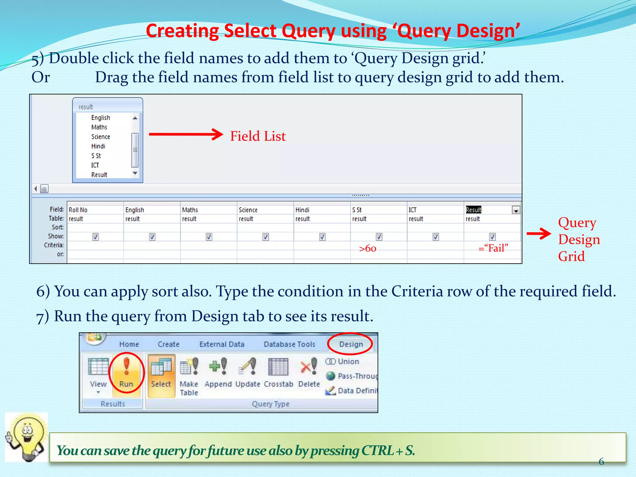 Class viii ch-4 working with queries | PPTX