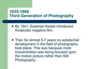 Class 002 history of photography [final] | PPT | Cameras and Camcorders ...