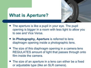 Class 007 shutter & aperture | PPT