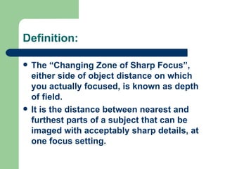 Focus Definition