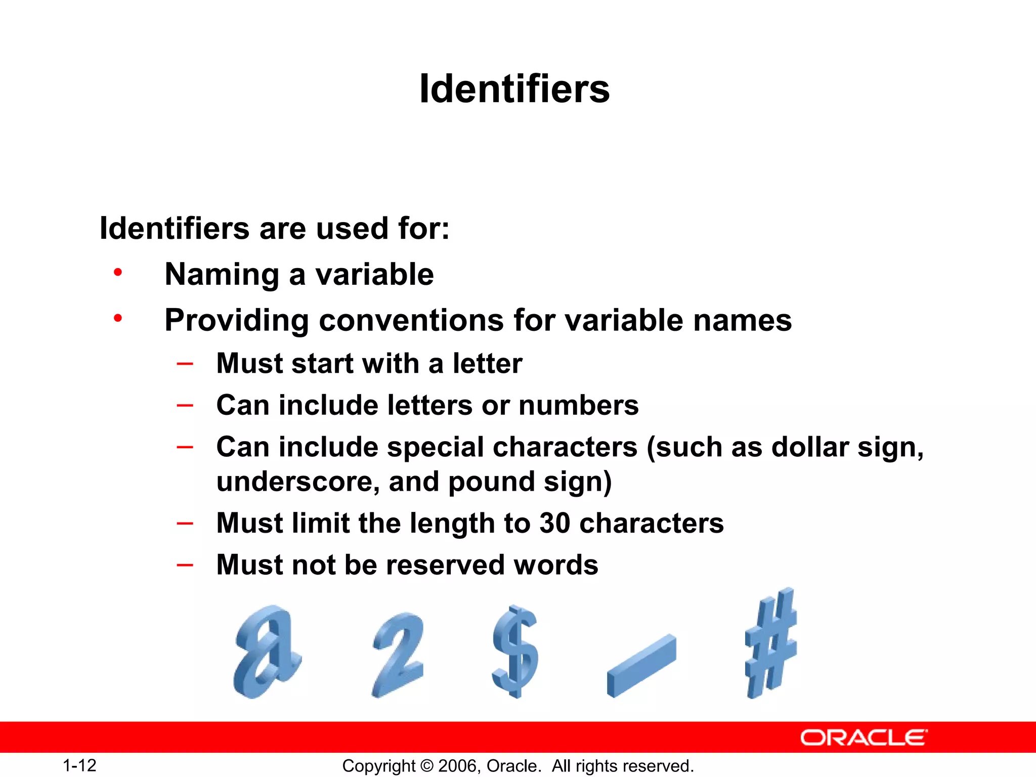 1 - Introduction to PL/SQL | PPT