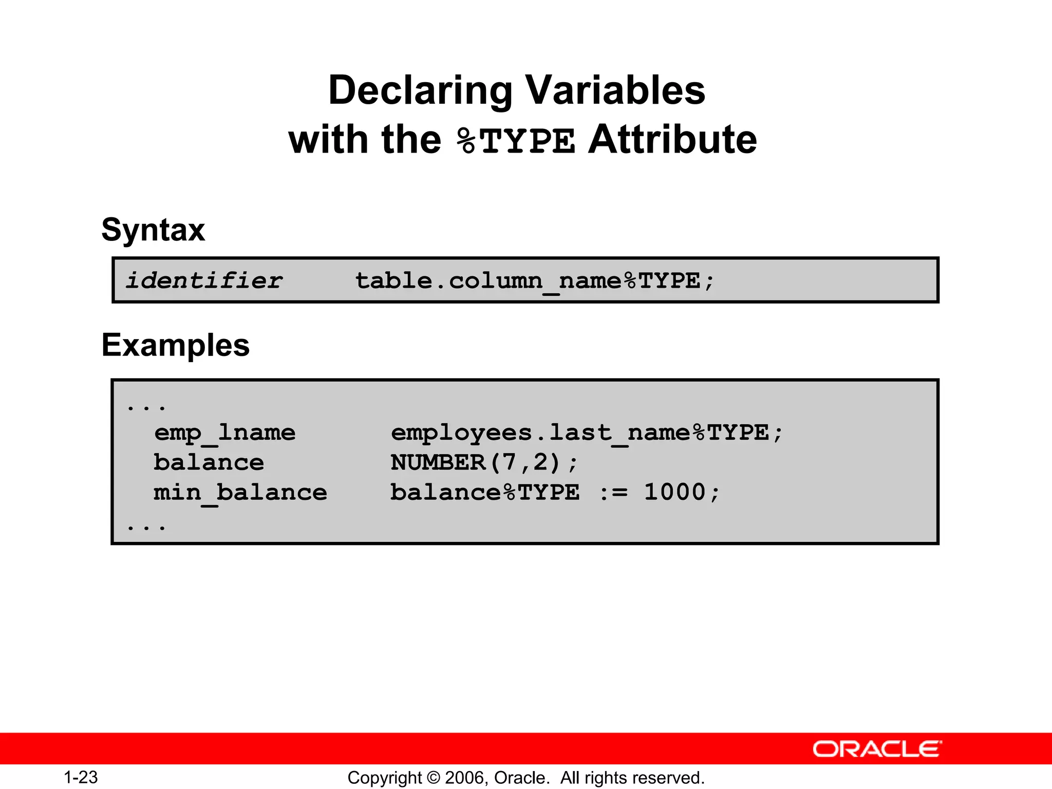1 - Introduction to PL/SQL | PPT