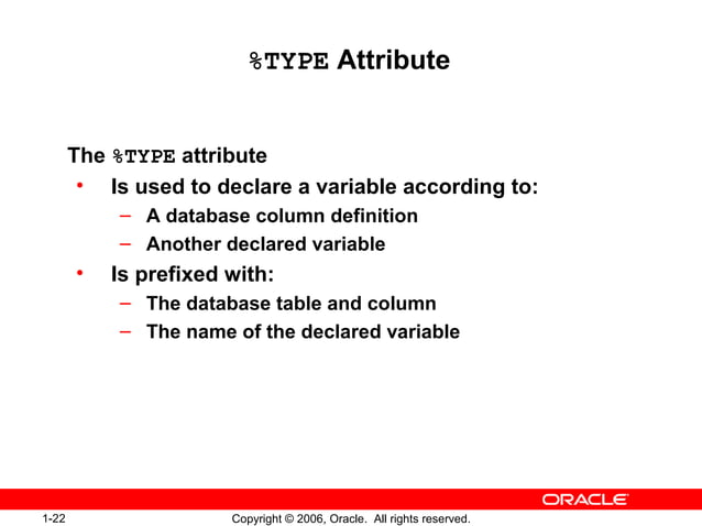 1 - Introduction to PL/SQL | PPT