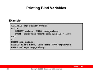 1 - Introduction to PL/SQL | PPT