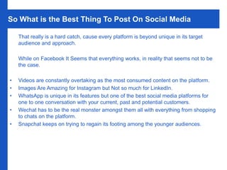 Fundamentals of Social Media Marketing | PPTX