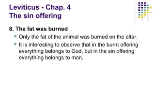 Class 03 - The sin and trespass offerings | PPT