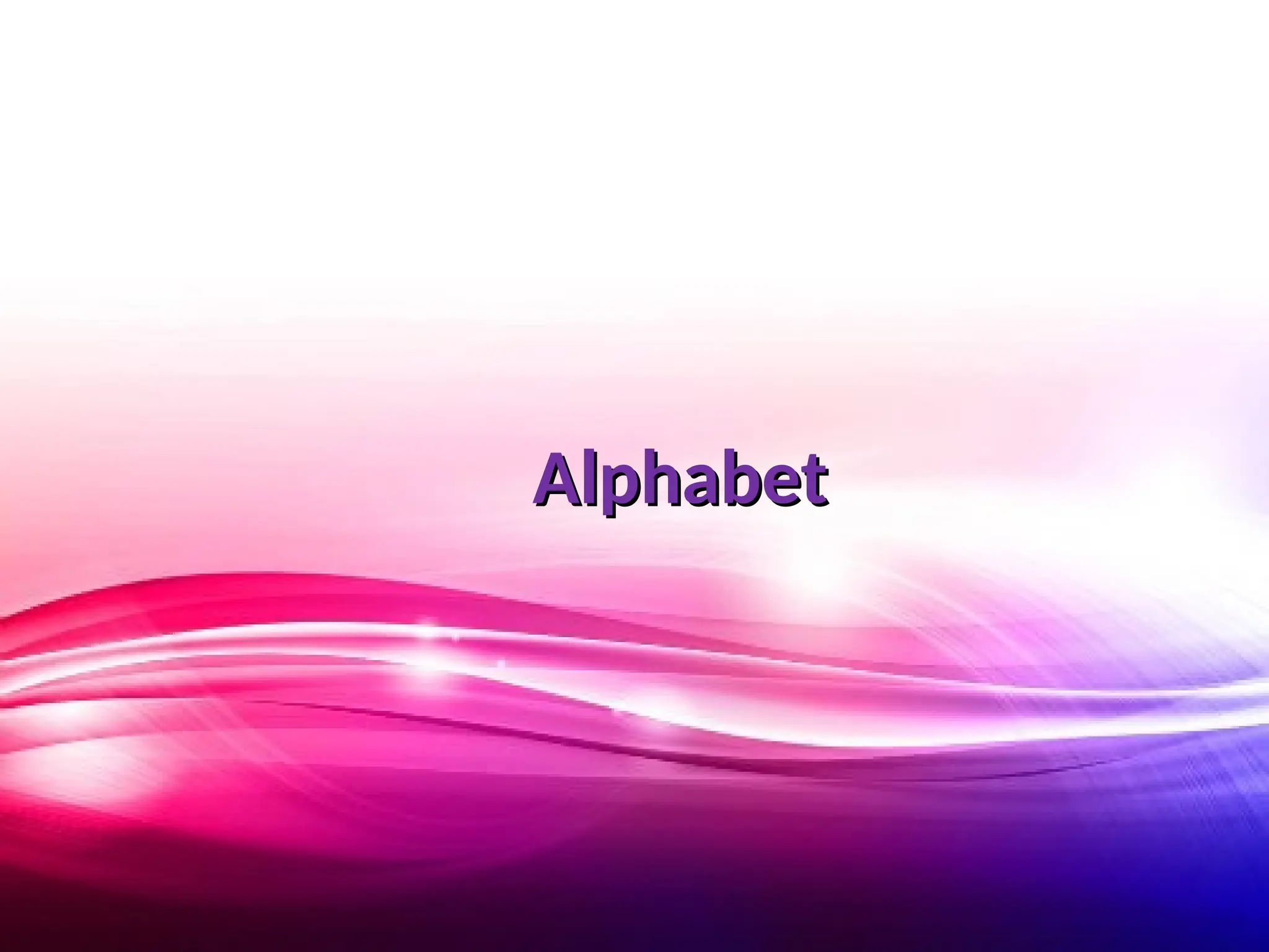 Class 02 - Alphabet.ppt Presentación sobre el abecedario en inglés | PPT