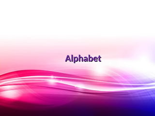 Class 02 - Alphabet.ppt Presentación sobre el abecedario en inglés | PPT