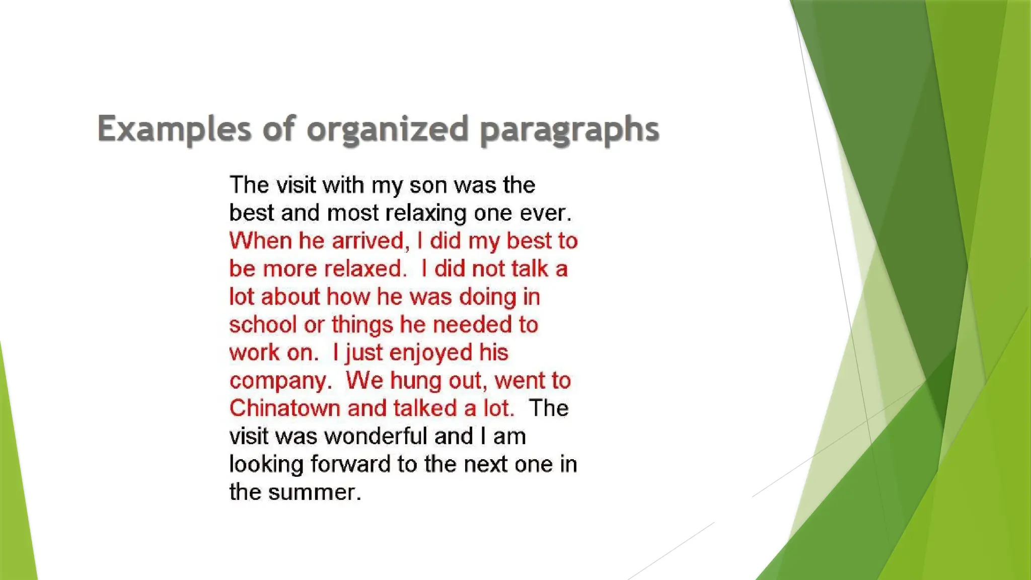 Class 02 - Organization of the information into paragraphs.pptx