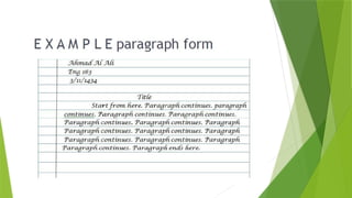 Class 02 - Organization of the information into paragraphs.pptx