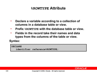 03 Writing Control Structures, Writing with Compatible Data Types Using ...
