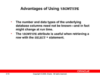 03 Writing Control Structures, Writing with Compatible Data Types Using ...