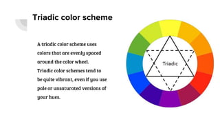 Basic Color Theory - Pro on Color Wheel | PPTX