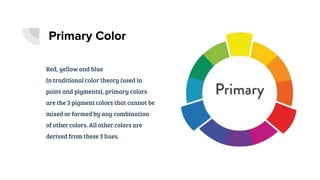 Basic Color Theory - Pro on Color Wheel | PPTX