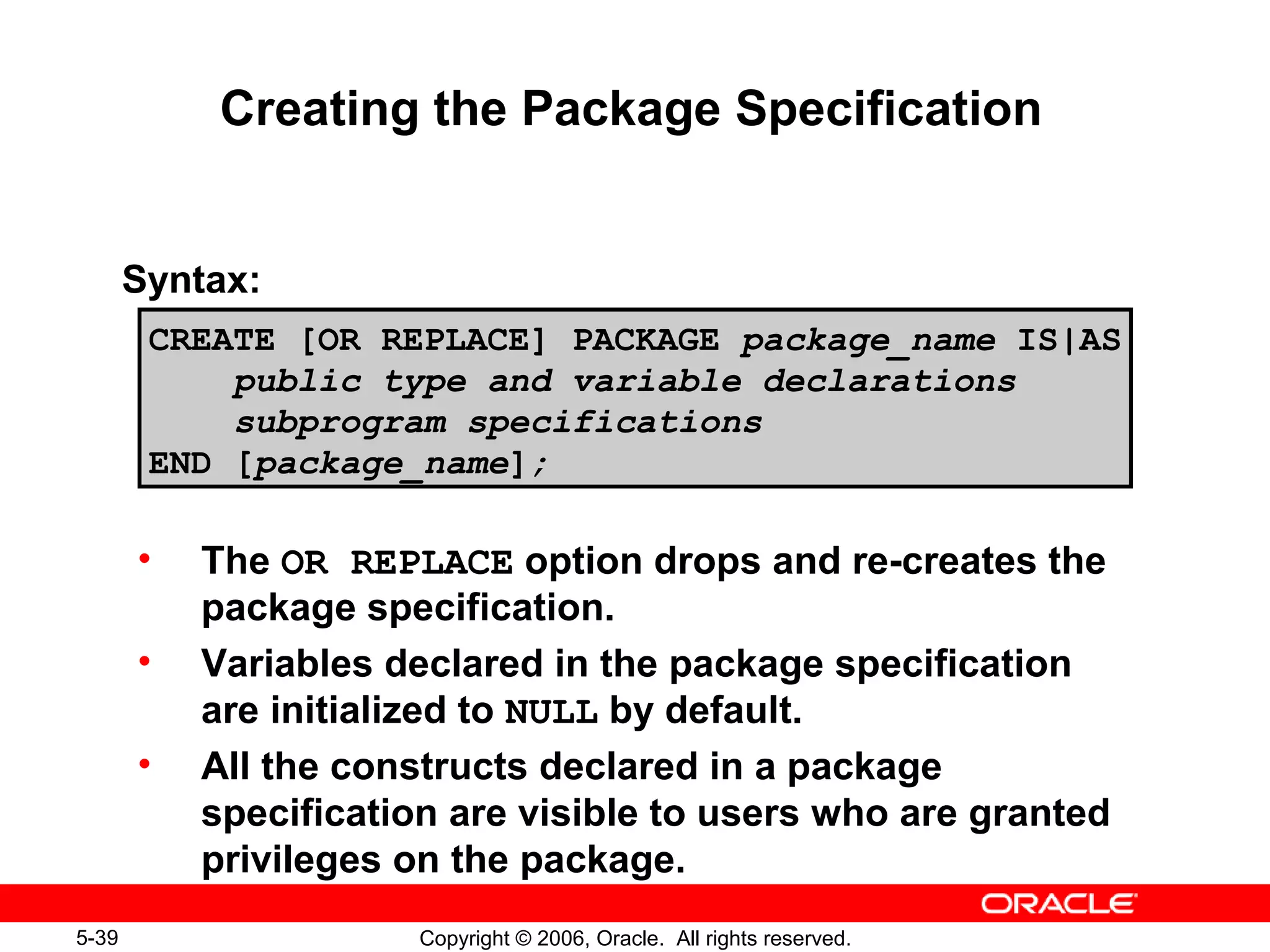 05 Creating Stored Procedures | PPT