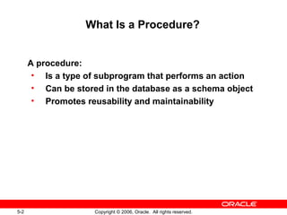 05 Creating Stored Procedures | PPT