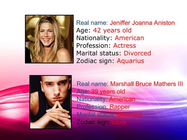 Class 05 - Famous People.ppt Presentación sobre gente famosa | PPT