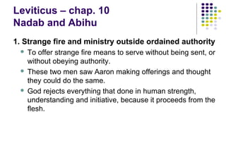 Class 05 Nadab and Abiud and the law of purity | PPT