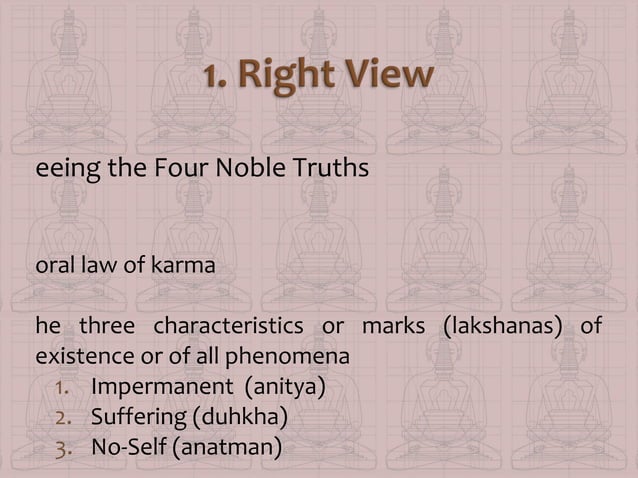 four noble truths & 8fold path | PPT | Buddhism | Religion & Spirituality