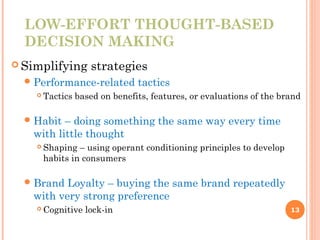 low effort judgement | PPT