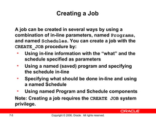 07 Using Oracle-Supported Package in Application Development | PPT