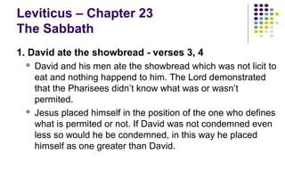 Class 08 The Sabbath | PPT | Christianity | Religion & Spirituality