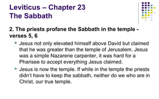 Class 08 The Sabbath | PPT | Christianity | Religion & Spirituality