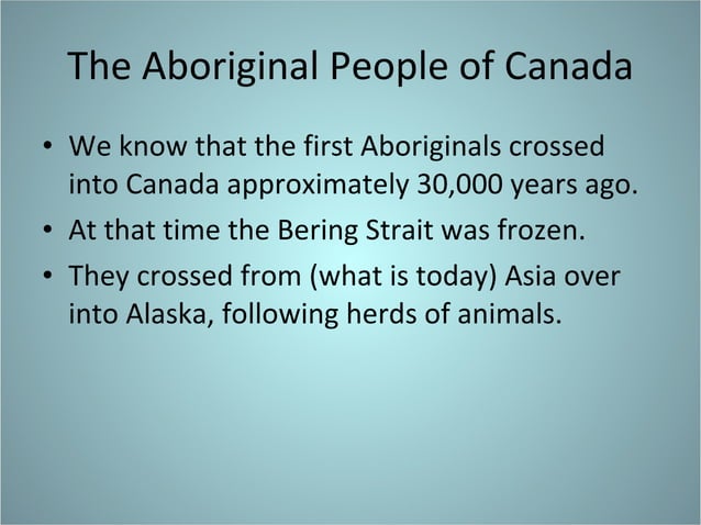 The Aboriginal People of Canada | PPT | North America Travel | Travel ...