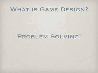 Fundamentals of Game Design | KEY