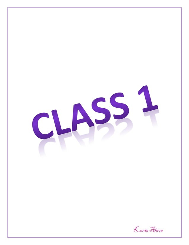 Class 1 | PDF | Programming Languages | Computing