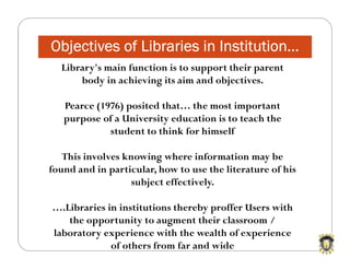 Class 1 - Use of Library and Study Skills | PDF