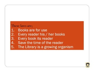 Class 1 - Use of Library and Study Skills | PDF