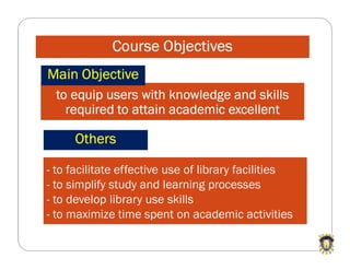 Class 1 - Use of Library and Study Skills | PDF