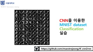 CNN을 이용한 MNIT dataset Classification 실습 | PPT