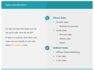 Class 1. sales and marketing | PPTX | Sales | Business