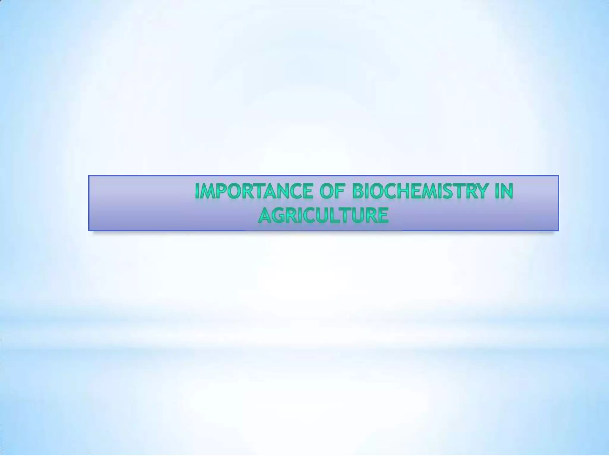 Biochemistry Introduction | PPTX