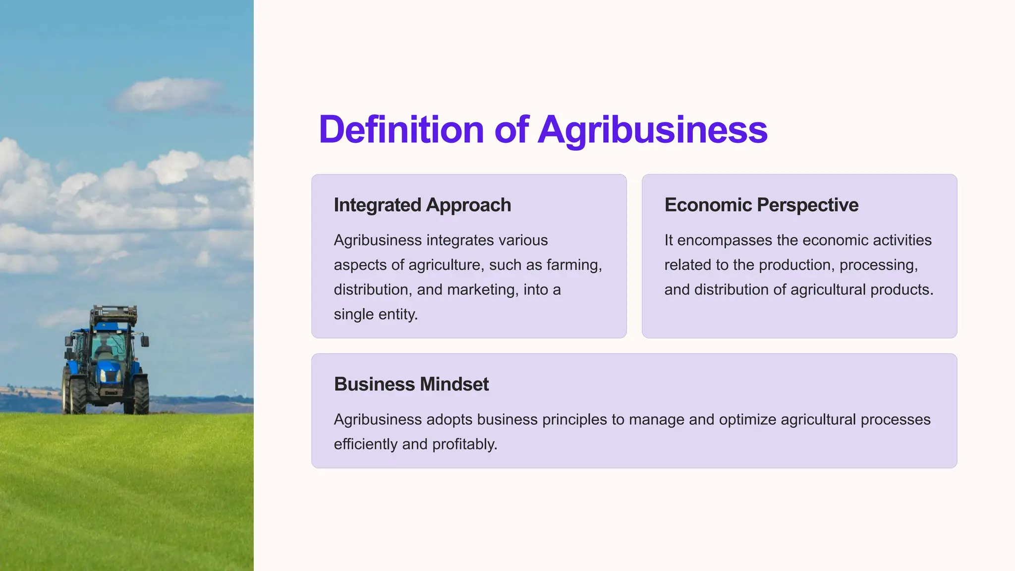 introduction to agribusiness management in agriculture | PPTX