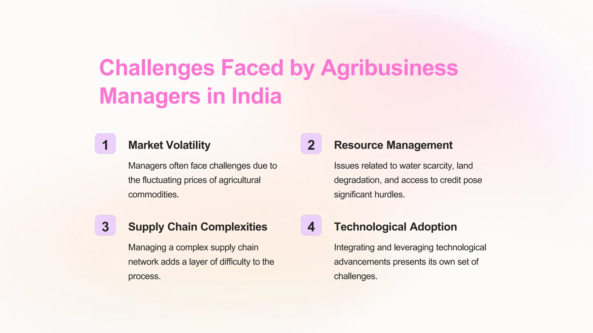 introduction to agribusiness management in agriculture | PPTX